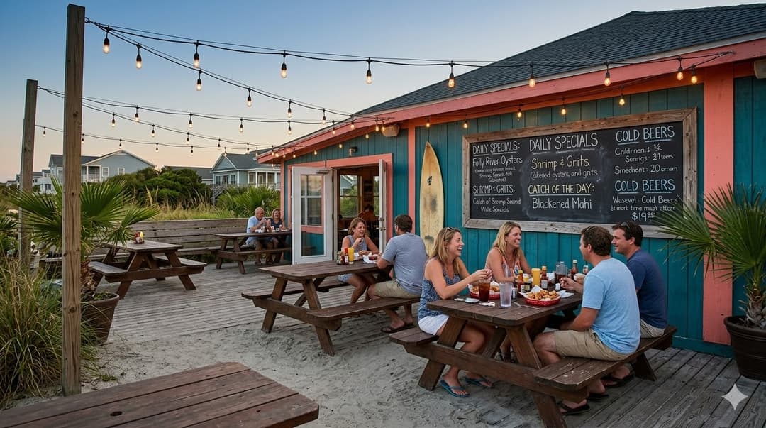Best Restaurants on Folly Beach — The Honest List | Folly Beach Wahine